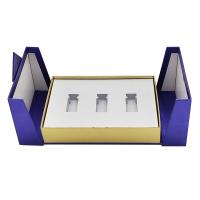 China Free Sample Custom Magnetic Closure Luxury Cosmetic Box with Double Door Open for Perfume Gift Packaging for sale