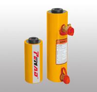 China Double Action Hollow Hydraulic Cylinder Jack 30-150 Ton Capacity Heavy Duty for sale