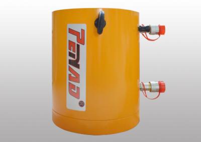China Double Action Hollow Ram Hydraulic Cylinder Jack 50-1000 Ton Capacity CLRG Series for sale