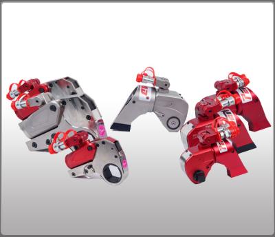 China Low Profile Hydraulic Torque Wrench 232-44593Nm Aluminum Titanium Alloy Industrial Bolting Tool for sale