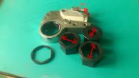 China Low Clearance Hydraulic Hexagon Cassette Torque Wrench 2695-26958 Nm for sale