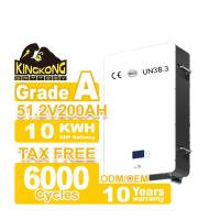 China 48V 200Ah 10KWh LiFePO4 Home Battery Powerwall with WiFi - 3000-6000 Cycle Life, IP20 Rated for sale