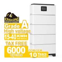 China Hybrid Grid Connection LFP Modular Stacked High Voltage Battery 15-40KWH with 6000 Cycle Life and IP55 Rating for sale