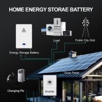 China 48V 100AH Wall Mounted LiFePO4 Solar Battery 10.24KWh Capacity with 6000 Cycle Life for Energy Storage Systems for sale