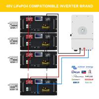 China IP55 48V 100AH LiFePO4 Battery Pack - 5120Wh Energy Storage with 100A Max Current for sale