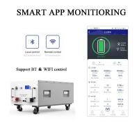 China 51.2V LiFePO4 Solar Lithium Battery 100Ah-304Ah 5.12kWh-15.36kWh Rack Mount Energy Storage System for sale