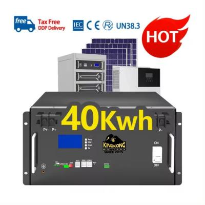 China 48V 15kW LiFePO4 Battery 300Ah 51.2V Rack System for Household Solar Energy Storage for sale