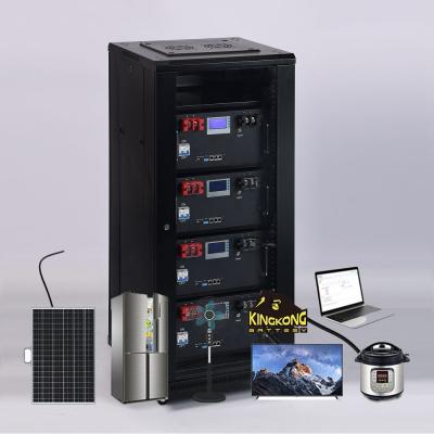 China KingKong 5kWh 48V LiFePO4 Rack Mount Battery 6000 Cycles for Solar Systems for sale