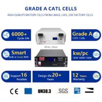 China 51.2V 200Ah LiFePO4 Rack Mount Battery with BMS - 5120Wh to 15360Wh Energy Storage for Solar Systems for sale