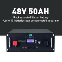 China 48V 10-20kWh LiFePO4 Rack Mount Battery 45kg IP65 6000+ Cycles for Home Solar Energy Storage for sale