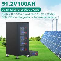 China 48V 10-20kWh LiFePO4 Rack Mount Battery 45kg IP65 6000+ Cycles for Home Solar Energy Storage for sale