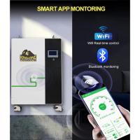 China 48V/51.2V LiFePO4 Solar Energy Storage Cabinet 2.4-10.24kWh with Inverter and BMS for sale