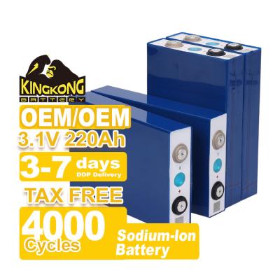 China 3.1V 220Ah Sodium Ion Battery Cell for Electric Bikes -10°C Operating Temperature 4000 Cycles for sale