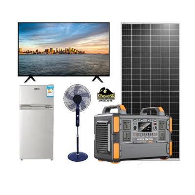 China 500W/1KW Portable Solar Energy System with LiFePO4 Battery for Home TV and Lighting Applications for sale
