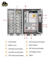 China 200-500kW Solar Battery Hybrid Energy Storage System with 6m PV Cable and LiFePO4 Technology for sale