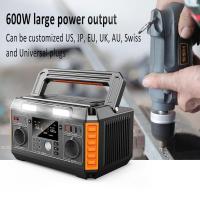 China 520Wh Portable Solar Generator with 600W AC Output and MPPT Controller - Multiple Charging Options for sale