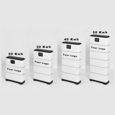 China Grade A 3.2V Prismatic LiFePO4 Cell 48V Solar Battery System 10KWH-50KWH with 5000W Inverter for sale