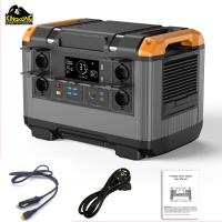 China 2400W LiFePO4 Power Station with Fast Charging - Emergency Outdoor Portable Generator for sale