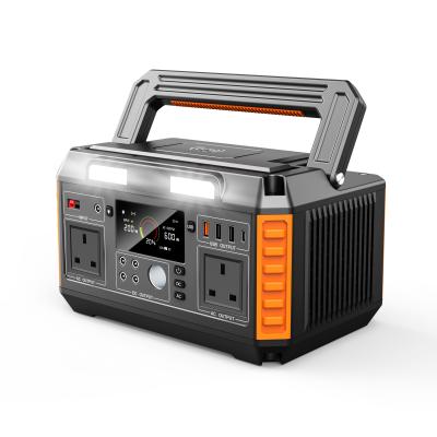 China 700W Solar Portable Power Station with 520Wh Lithium Battery and Multiple Charging Options for Outdoor Use for sale