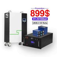 China Wall Mounted 48V 51.2V 280Ah-320Ah Hybrid Solar Battery Energy Storage System with 6000+ Cycles for sale