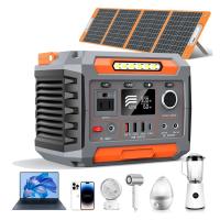 China 300W Portable Solar Generator with 288Wh Lithium Battery, Pure Sine Wave AC Output and Multiple Charging Ports for sale