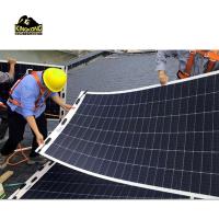 China 166mm x 166mm Semi-Flexible Solar Panel 500W with 21.8% Efficiency for OEM/ODM Projects for sale