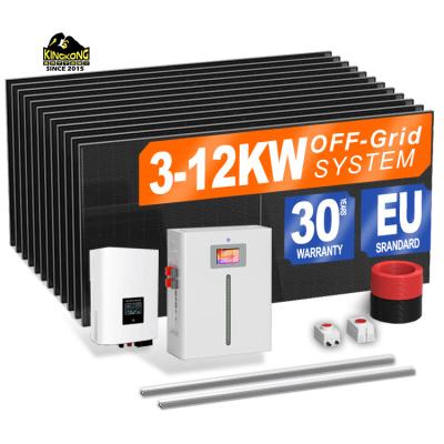 China 5kW LiFePO4 Solar Battery System 51.2V 100Ah-400Ah with 550W Panels for Home Energy Storage for sale