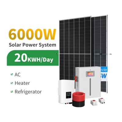 China 1kW-30kW Off-Grid Solar Power Systems with LiFePO4 Battery Storage - 48V 100Ah to 300Ah Capacity for sale