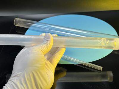 China Corrosion Resistant Thermocouple Protection Tubes Transparent Sapphire Glass Pipe for sale
