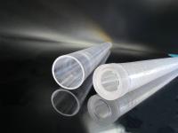 China Al2O3 Monocrystalline Sapphire Glass Pipe Transparent Thermocouple Protection Tubes for sale