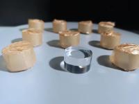 China Customized Dia25.40* 15.00mm Cylindrical All Sides Polished Sapphire Lens Optical Windows for sale