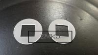 China Al2O3 Single Crystal Sapphire Optical Windows Custom Shape With Square Round Hole for sale