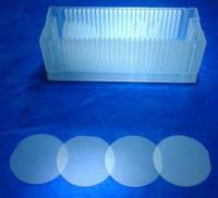 China Sapphire Optics Chips / Sapphire Glass Lens Single Crystal M - Plane Type for sale