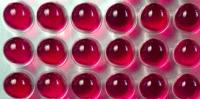 China Ti Titanium Doped  Synthetic Ruby Ball Sapphire Ingot 9.0 High Hardness for sale