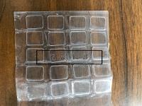 China Double Side Polished Synthetic Sapphire Glass 10 X 12.3mm 0.5mm Thickness for sale