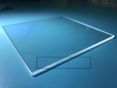 China 116x116mm Square Sapphire Optical Windows , Sapphire Crystal Glass 8mm Thickness for sale
