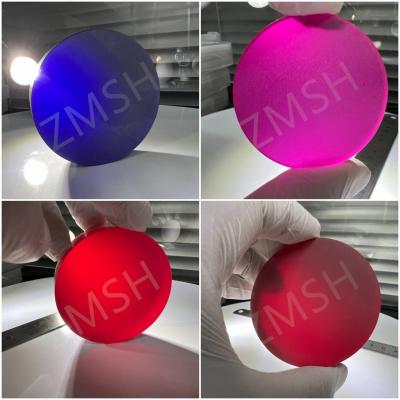 China Sapphire Parts Customized Sapphire Units Pure Al2O3 Transparency Tubes Wafer Windows for sale