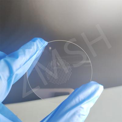 China 2inch Sapphire Wafer With Hole C-Plane Al2O3 Monocrystalline 9.0 Hardness for sale