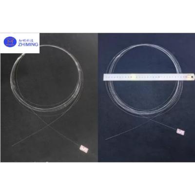 China Sapphire Fiber  Al2O3 Single Crystal Transparent Crystal Optical Cable Optical Fiber Communication Line 25-500um for sale