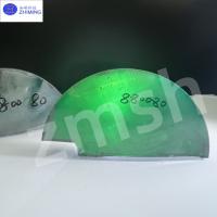 China Synthetic Gem Crystal Moissanite Colored Sapphire Vivid Green SIC Raw Materials Jewelry Custom for sale