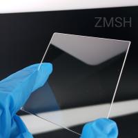 China Transparent Sapphire Optical Window Substrate Single Crystal Al2O3 99.999% Cut Custom IR Window for sale