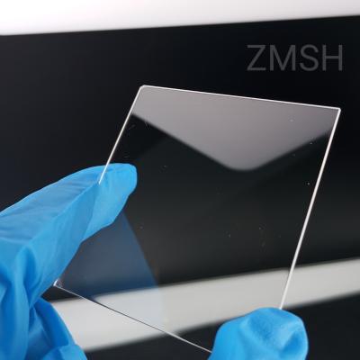 China Transparent Sapphire Optical Window Substrate Single Crystal Al2O3 99.999% Cut Custom IR Window for sale