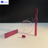 China Ruby Rods / Glass Ball / Optical Window / Prism Ruby Optical Element Laser Rod Titanium Sapphire Laser Crystal for sale