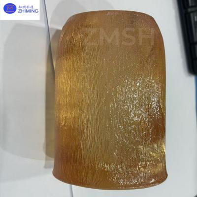 China GGG Synthetic Gemstones Gd₃Ga₅O₁₂ Gadolinium Gallium Garnet Amber Color Custom Jewelry for sale