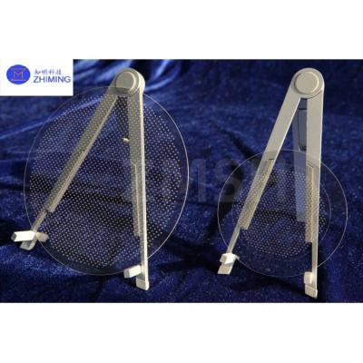 China TGV Sapphire Wafer Perforated Glass Substrate Through Glass Via  TGV Customized for sale
