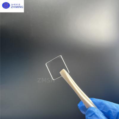 China Sapphire Square Window Optical Glass Wear-Resistant High Transmittance Customizable for sale