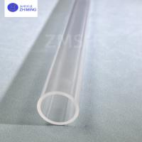 China Sapphire Optical Glass Tube  Al2O3 High Hardness 9.0 Polished Customized Size for sale