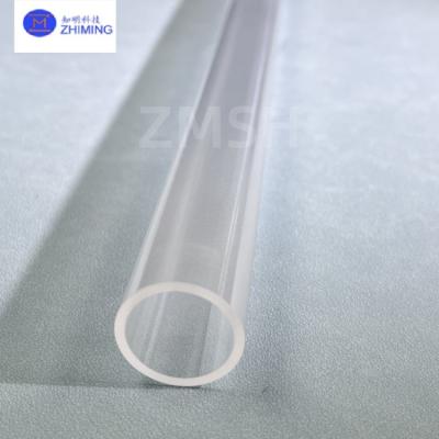 China Sapphire Optical Glass Tube  Al2O3 High Hardness 9.0 Polished Customized Size for sale