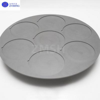 China SiC Multi-Wafer Carrier Plate Pressureless Sintered Silicon Carbide For Wafer Support for sale