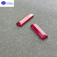 China Red Sapphire Crystal Work Piece Component Hardness 9 Mohs Anti Scratching for sale